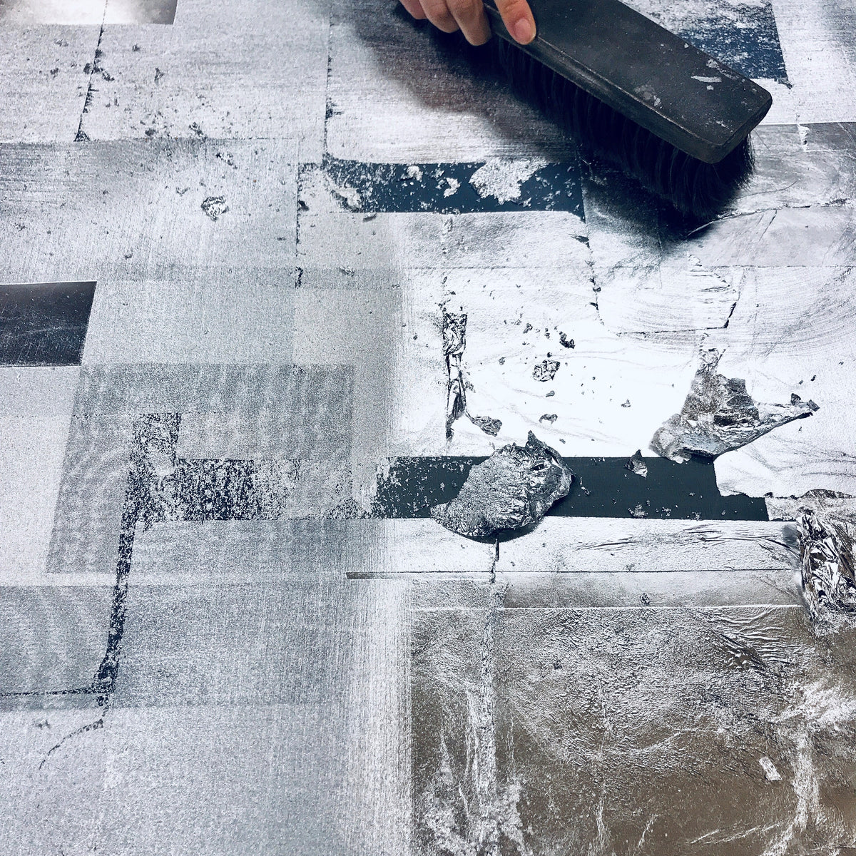 Metal Leaf Production Process — Studio Zen Wallcoverings